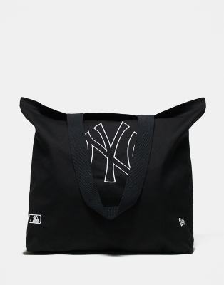 New Era NY Yankees tote bag in black | ASOS