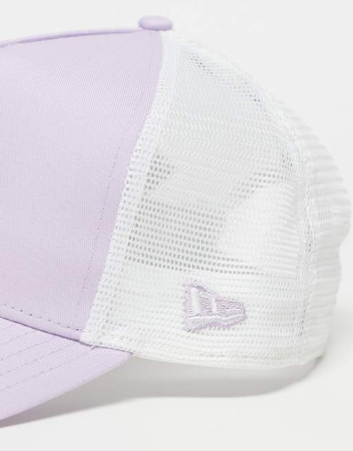 New Era NY Yankees trucker cap with rhinestone logo in lilac | ASOS