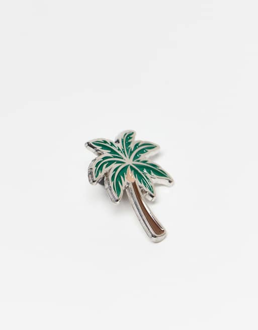 New Era palm tree pin badge in multi | ASOS