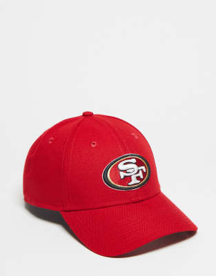 New Era San Francisco 49ers 9forty unisex cap in red | ASOS