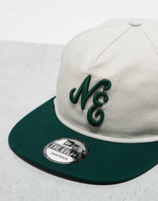 New Era script logo golfer unstructured contrast peak cap in multi | ASOS