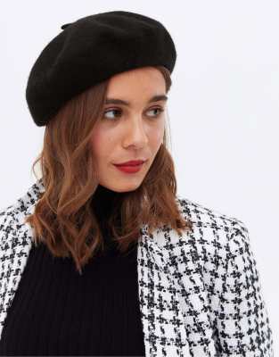 New Look Beret In Black | ModeSens