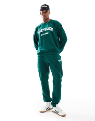 New Look Copenhagen set in dark green | ASOS