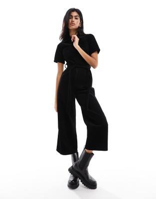 New Look cord jumpsuit in black | ASOS