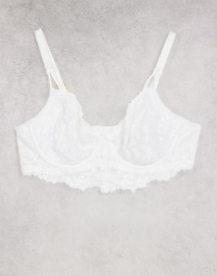 New Look demi cup bra in ivory | ASOS