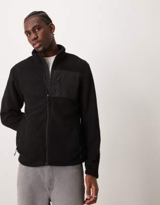 New Look fleece in black | ASOS