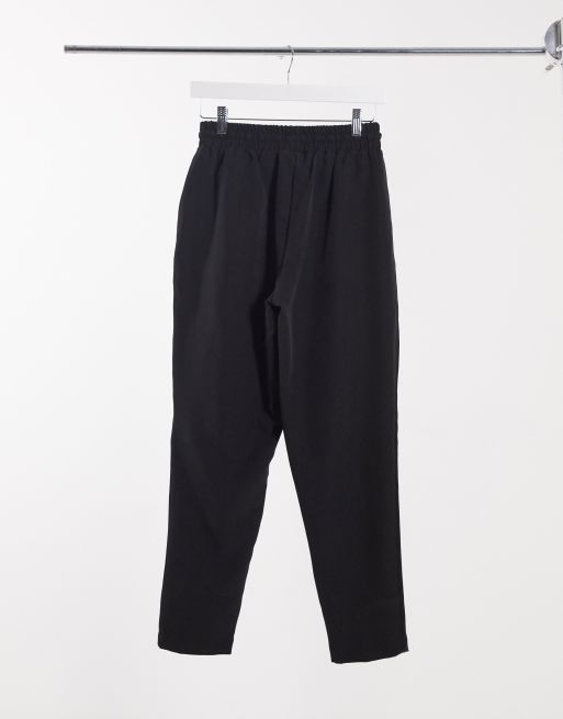 New Look formal track pants in black | ASOS