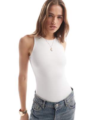 New Look high neck body in white | ASOS