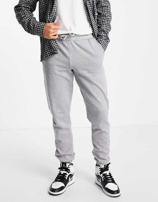 New Look oversized joggers in washed grey | ASOS