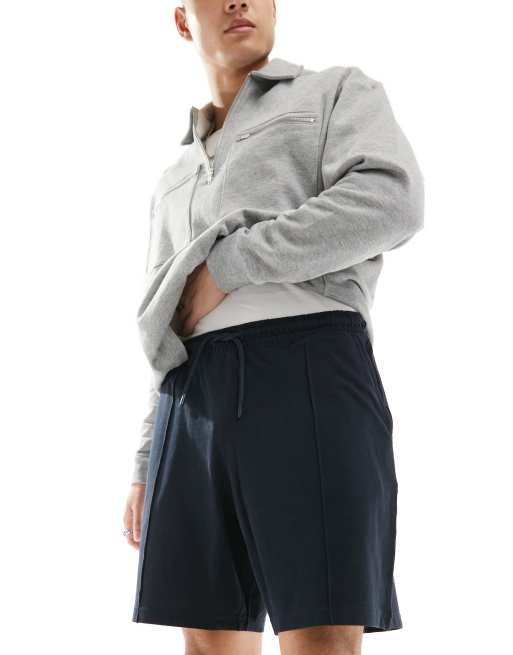 New Look pintuck short in navy | ASOS