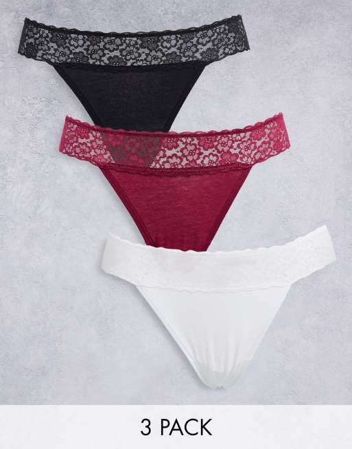 New Look Set Van 3 Kanten Strings In Multi Asos