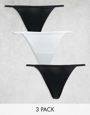 New Look - Set van 3 micro tanga-strings in multi | ASOS