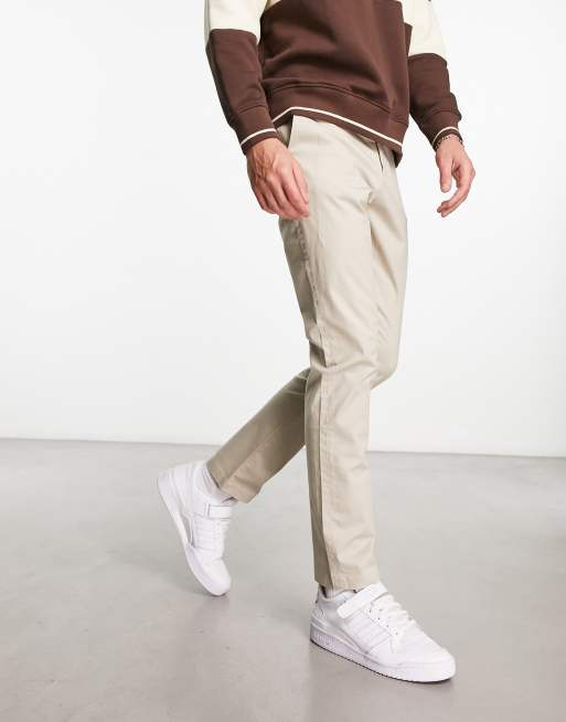 New Look skinny chinos in stone | ASOS