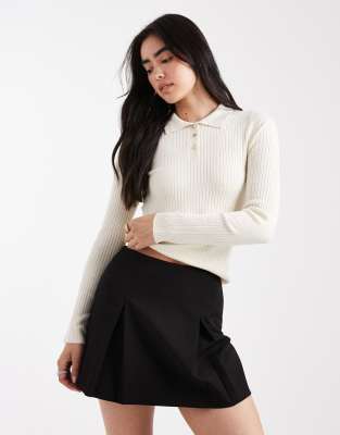 New Look skort in black | ASOS