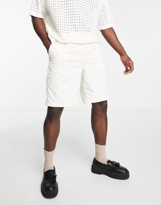 New Look smart shorts in white | ASOS