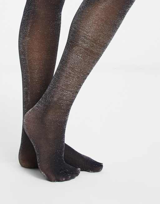 Sparkly Black Tights