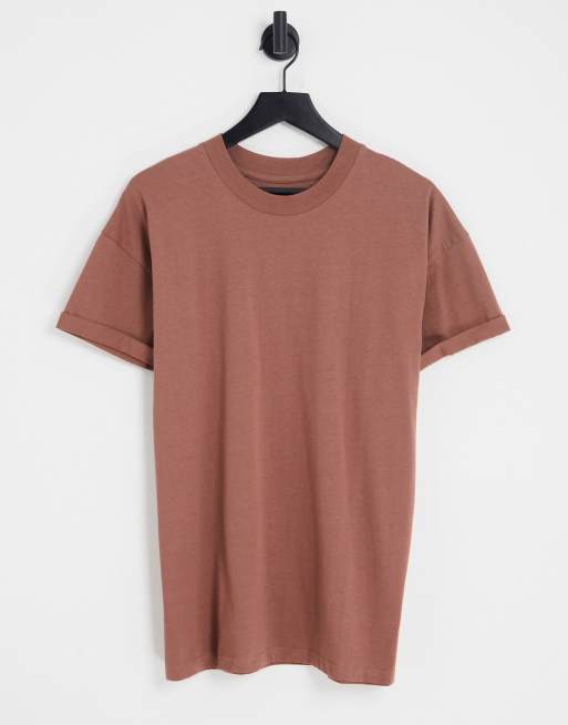 Night Addict logo back printed t-shirt in brown | ASOS