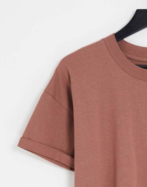 Night Addict logo back printed t-shirt in brown | ASOS