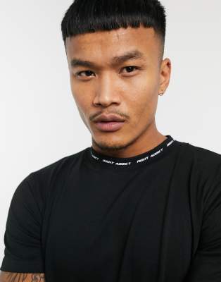 Night Addict neck logo t-shirt | ASOS