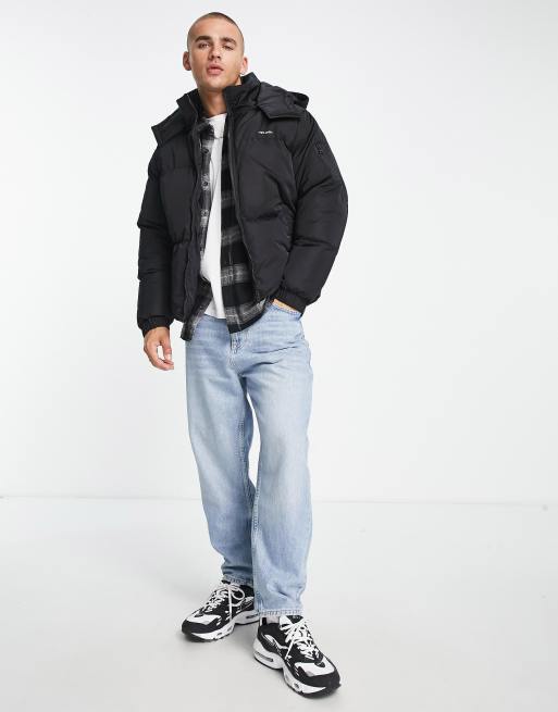 Night Addict padded puffer jacket in black | ASOS