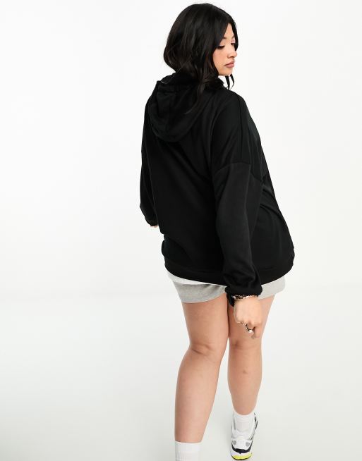 Night Addict Plus oversized hoodie with lane print in black | ASOS