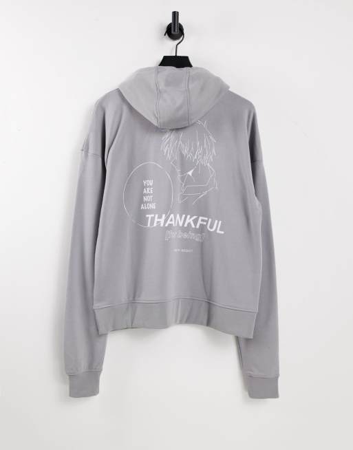 Night Addict - Union - Hoodie in grijs | ASOS