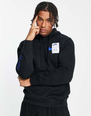 Nike Air Force pullover hoodie in black | ASOS