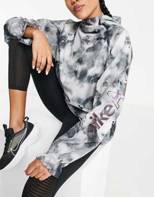 Nike Air Running Dri-FIT overhead jacket in black | ASOS