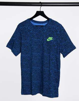 Nike all-over print t-shirt in navy | ASOS