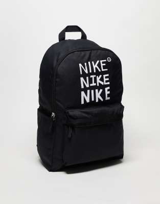 Nike backpack in black with 'NIKE' logo | ASOS