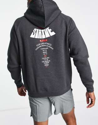 Nike Basketball - Sweat à capuche avec imprimé Lebron James - Noir | ASOS