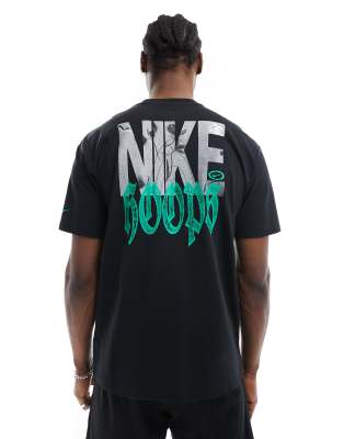 Nike Basketball t-shirt with back graphic in black | ASOS