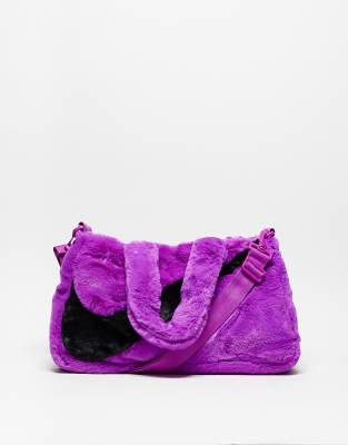 Nike - Borsa shopping unisex in pelliccia sintetica viola acceso | ASOS