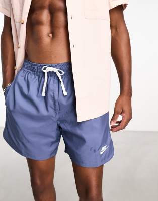 Nike Club woven shorts in blue | ASOS
