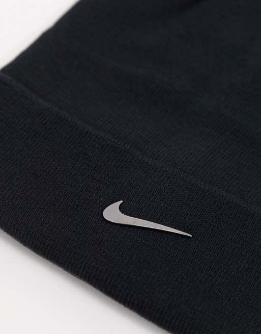 Nike Cuffed Swoosh Beanie In Black | atelier-yuwa.ciao.jp