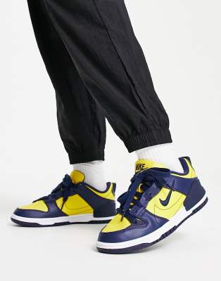Nike - Dunk Low Disrupt 2 - Sneakers blu navy e gialle | ASOS
