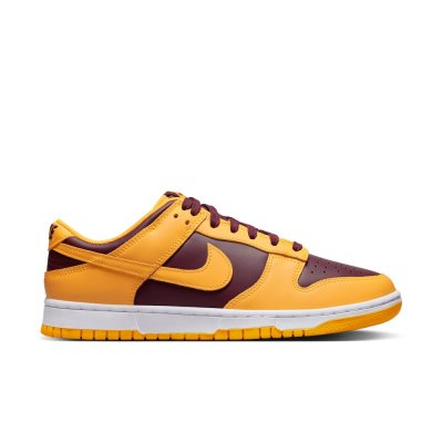 Nike Dunk Low Retro sneakers in yellow and burgundy | ASOS