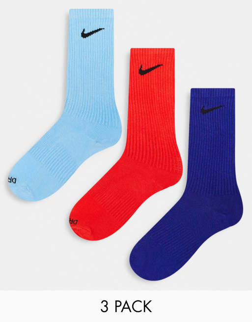 Nike Everyday Plus Lightweight 3 pack socks in multi | ASOS