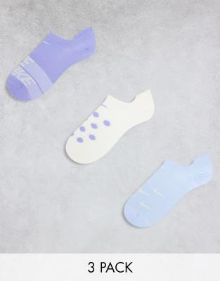 Nike Everyday Plus Lightweight 3 Pack Socks In Multi | ModeSens