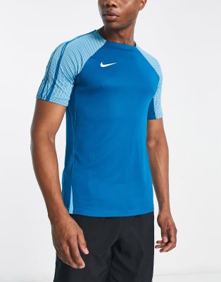Nike Football Strike Dri-FIT panel t-shirt in teal | ASOS