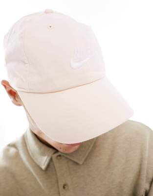 Nike – Kappe in verwaschenem Rosa mit Logo | ASOS