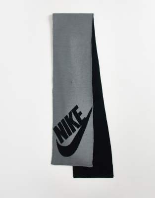 Nike logo scarf in grey | ASOS