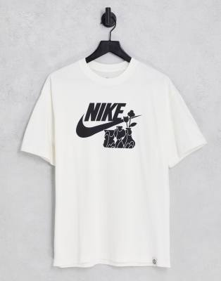 Nike M2Z HBR logo t-shirt in cream | ASOS