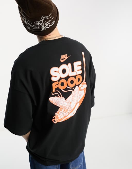 Nike oversized T-shirt with back print in black | ASOS