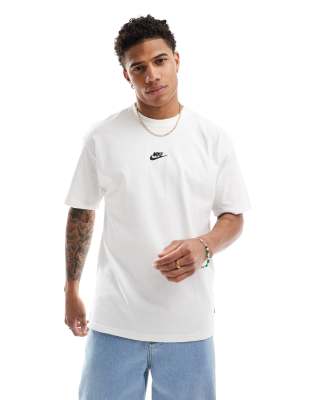 Nike Premium Essentials oversized heavyweight t-shirt in white | ASOS