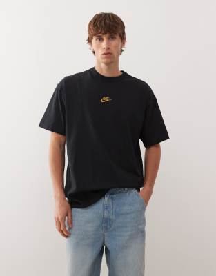 Nike Premium Essentials oversized T-shirt in black | ASOS