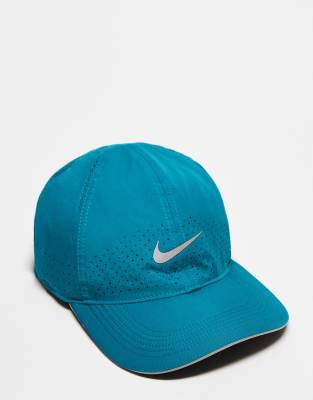Nike Running Aerobill Dri-FIT cap in teal | ASOS