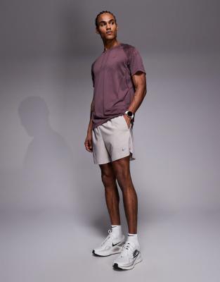 Nike Running Challenger Dri-FIT 5 inch shorts in light grey | ASOS