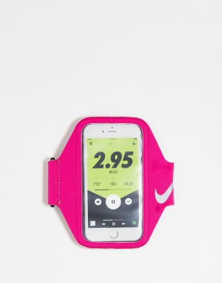 Nike Running – Lean – Handy-Armband in Pink | ASOS