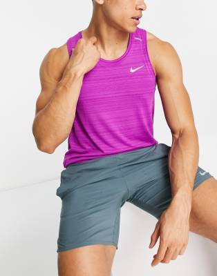 Nike Running Miler Dri-FIT vest in purple | ASOS